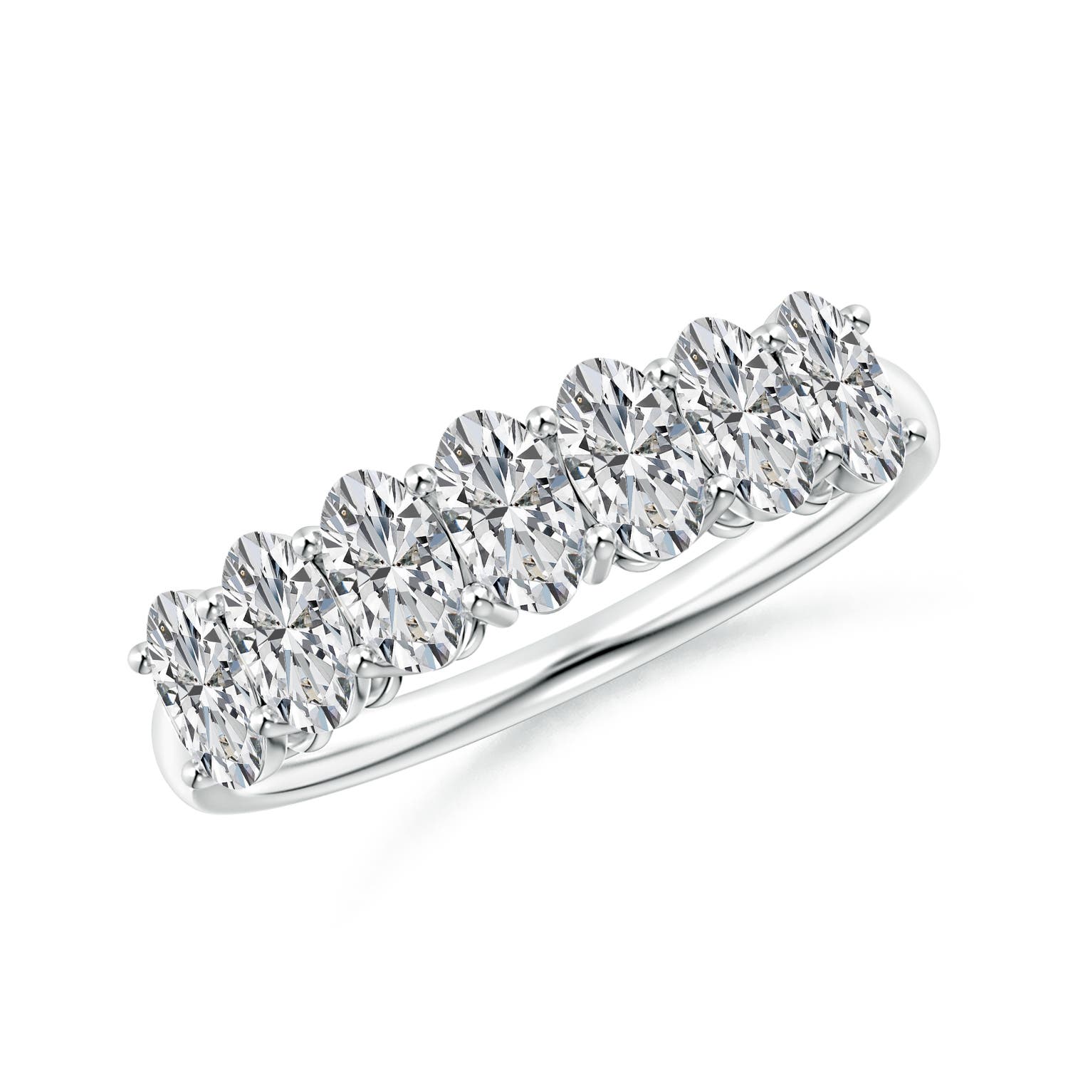 Oval Diamond Seven Stone Ring